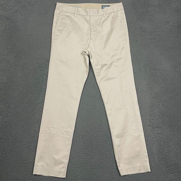 Bonobos | Pants | Bonobos Chino Pants Mens 3 Beige Tan Slim Fit Cotton ...